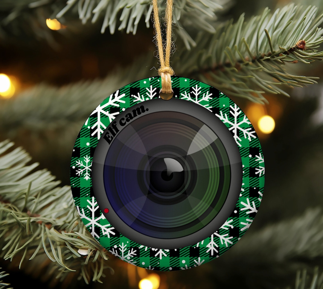 Elf Cam Ornament Elf Camera Elf Spy Cam Christmas Ornament Ornament for ...