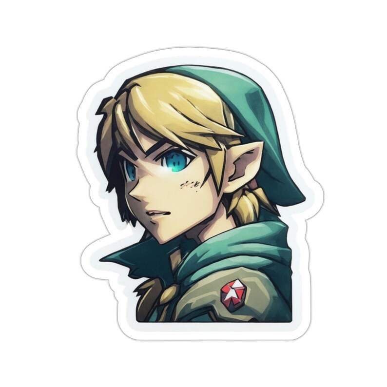 Unique Artistic Legend of Zelda Stickers, One of a Kind Gamer Loz Art ...
