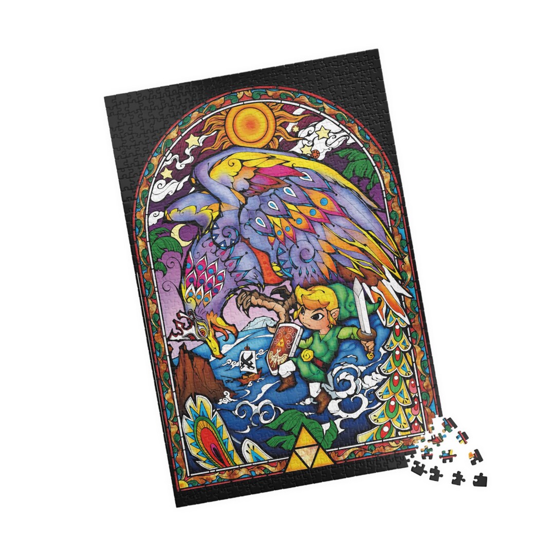 The Legend of Zelda Stained Glass Puzzle| 120, 252, 500-piece | Loz ...