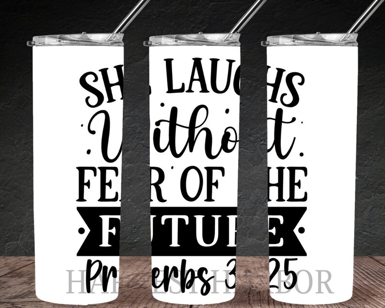 Inspiring Christian Saying She Laughs Without Fear of the - Etsy