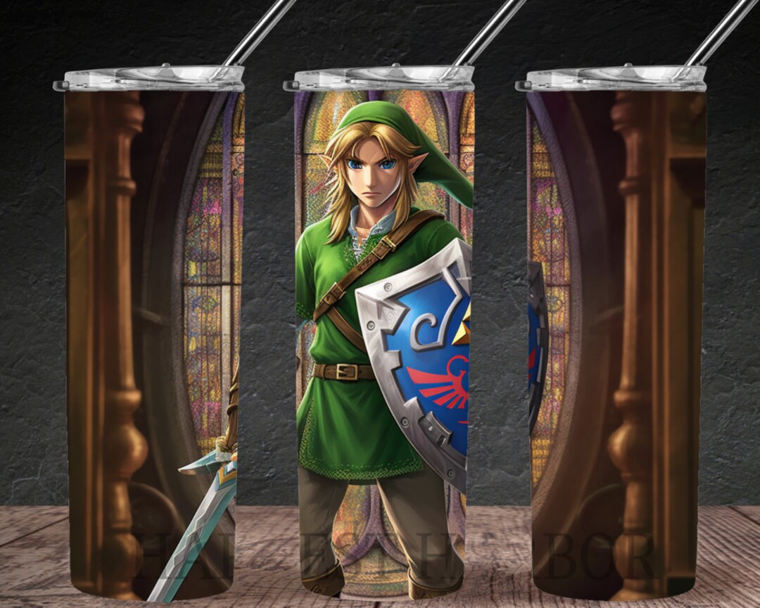 Classic Video Game Series the Legend of Zelda Tumbler Wrap PNG ...