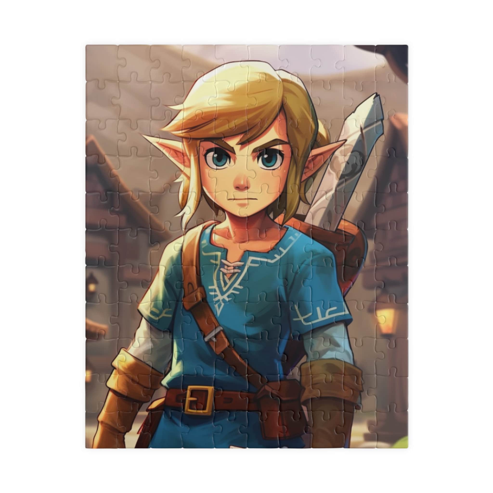 Loz Botw Totk Link in Champion Tunic Armor Puzzle 110, 252, 500, 1014 ...