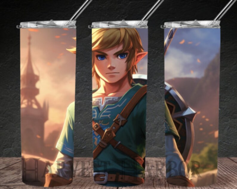 Legend of Zelda Tumbler Wrap PNG Sublimation Prints - Etsy
