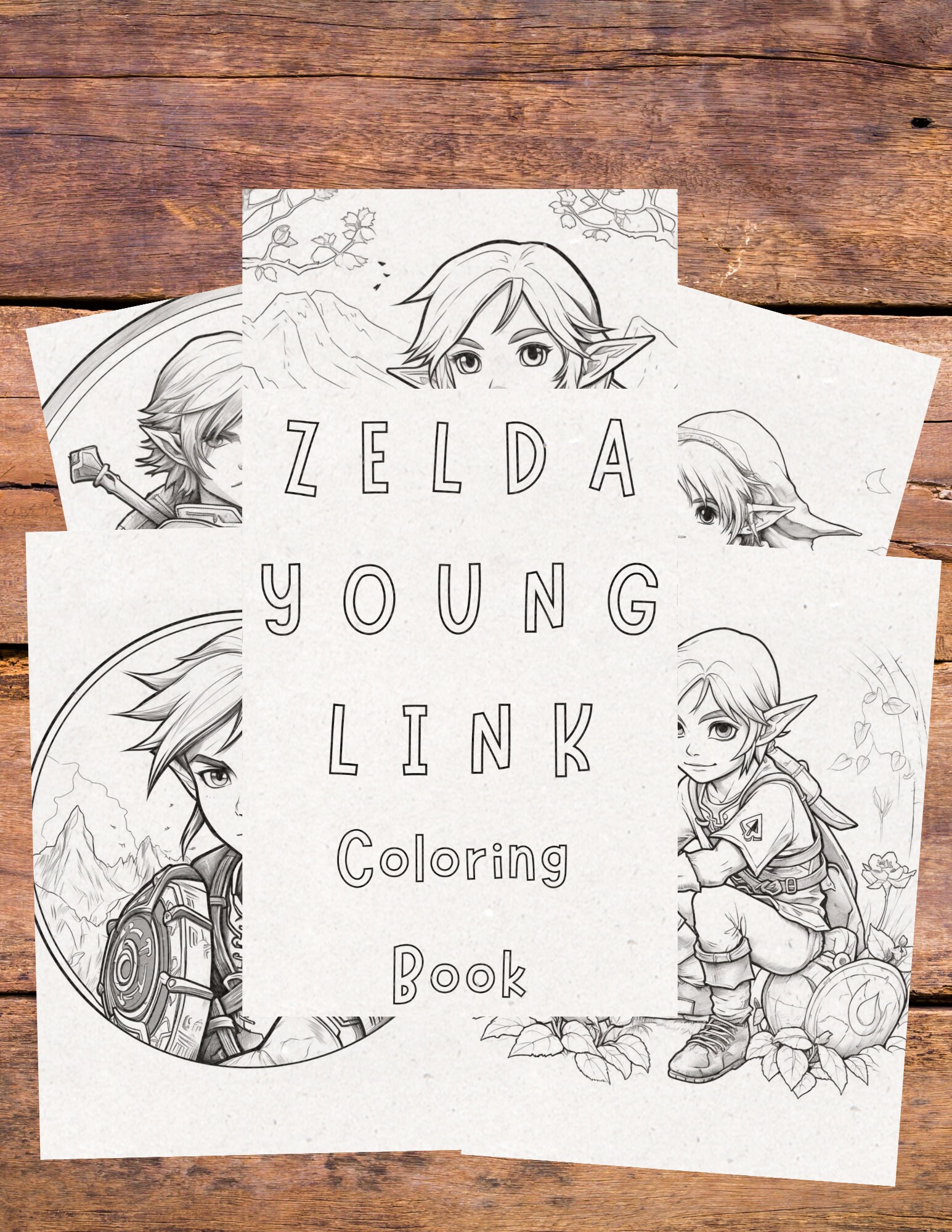 Young Link Coloring Pages