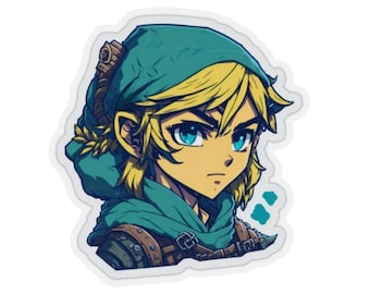 Unique Artistic Legend of Zelda Stickers, One of a Kind Gamer Loz Art ...