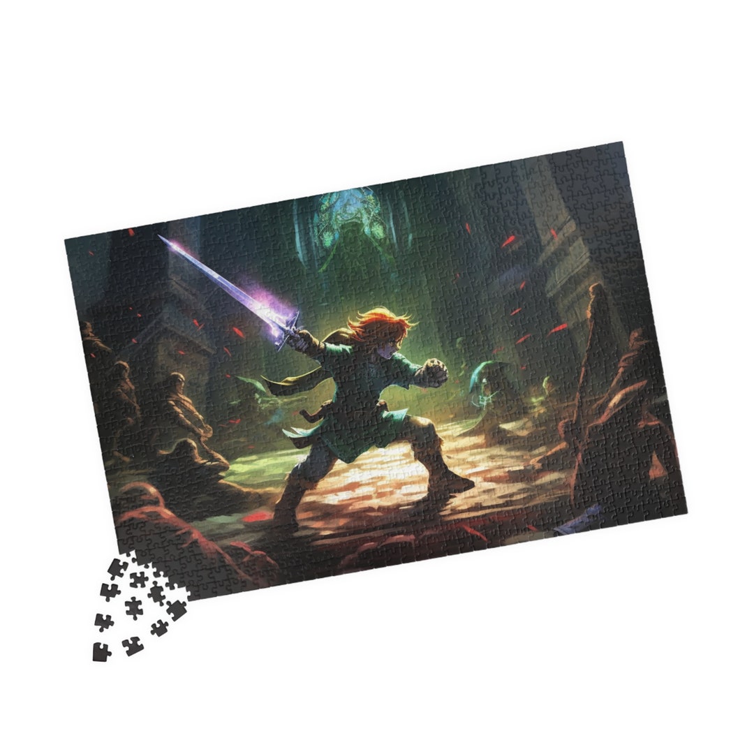 Puzzle The Legend of Zelda BotW TotK Link avec Master Sword | 120, 252 ...