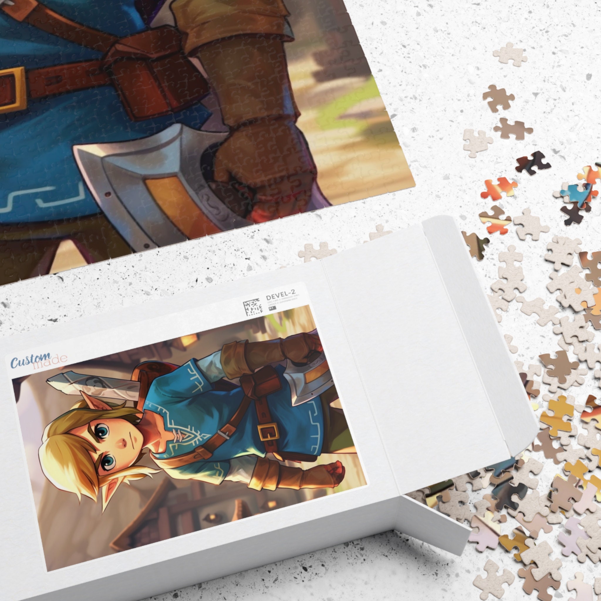 Loz Botw Totk Link in Champion Tunic Armor Puzzle 110, 252, 500, 1014 ...