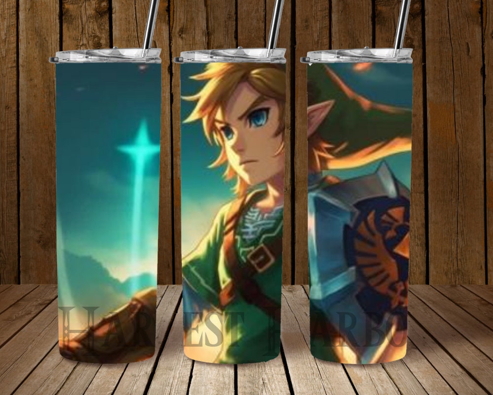 Legend of Zelda Tumbler Wrap PNG Sublimation Prints Link Tumbler ...