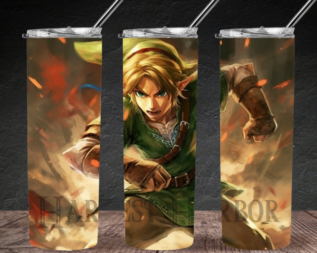 Legend of Zelda Tumbler Wrap PNG Sublimation Prints | Link Tumbler ...