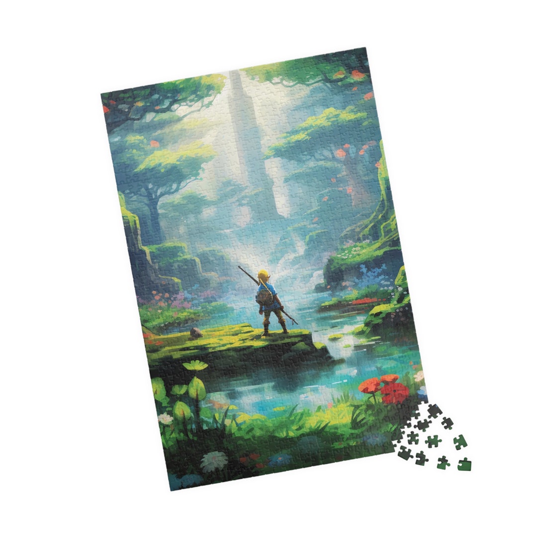 Loz Botw Totk Link în Hy Kingdom Puzzle (110, 252, 500, 1014-piece) - Etsy