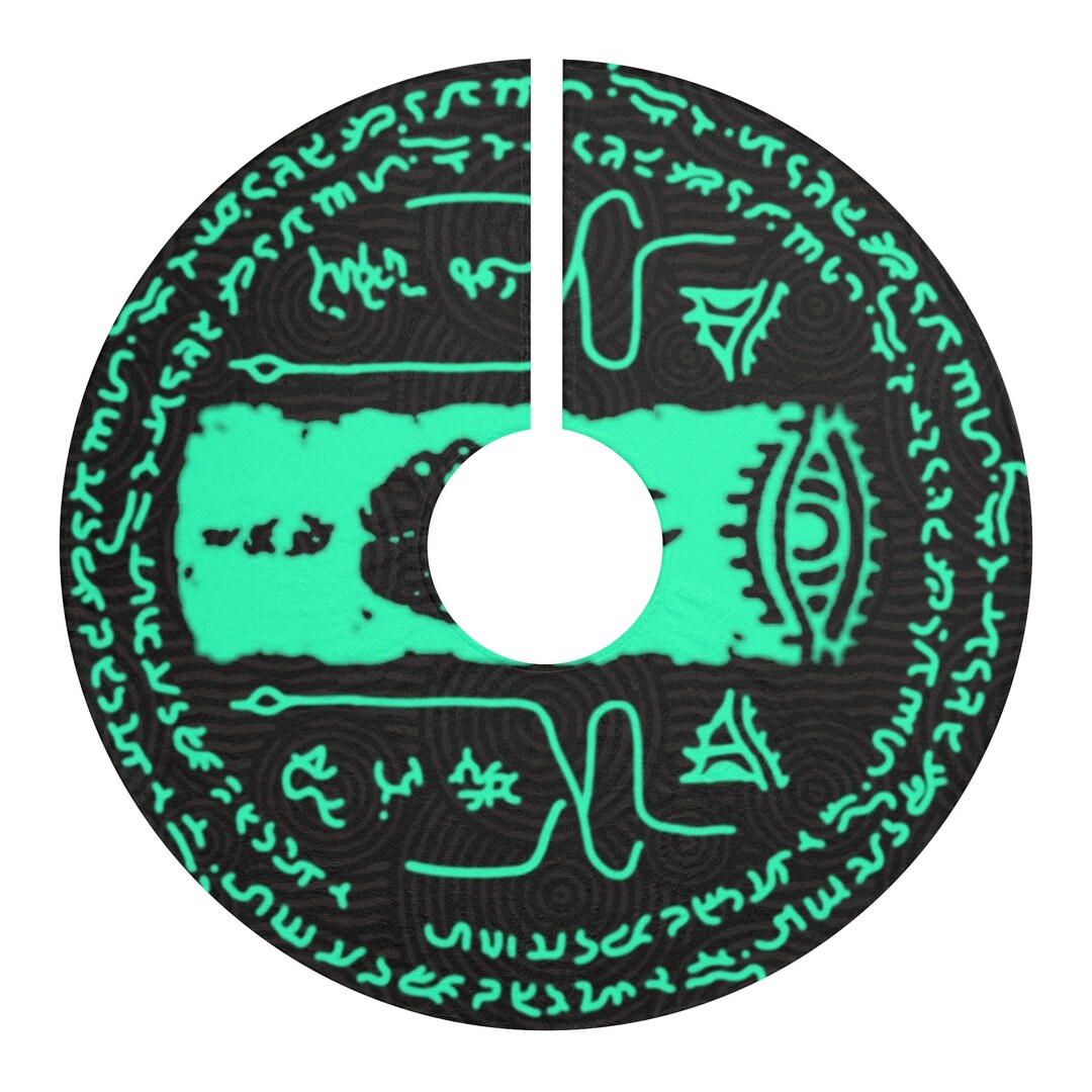 The Legend of Zelda Totk Unique Zonai Symbol Christmas Tree - Etsy