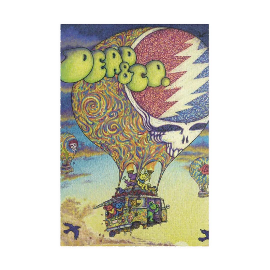 Puzzle Dead Head Steal Your Face Skull, Grateful Dead Dancing Bears ...