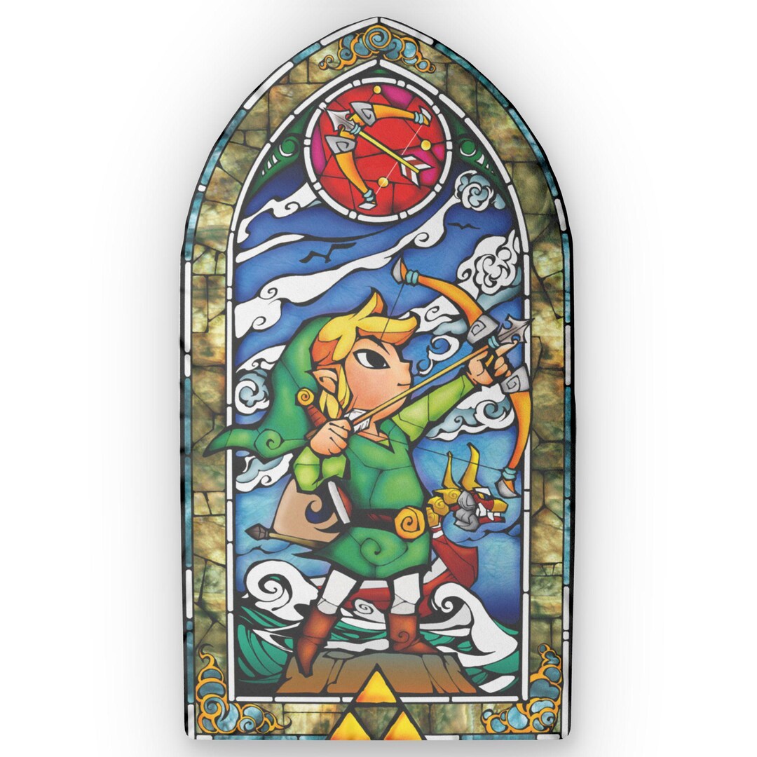 Video Game Stained Glass Pillow, Custom Gamer Room Decor, Unique Gaming ...