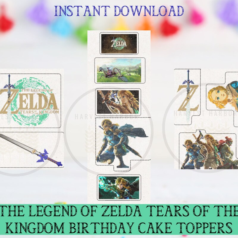 Zelda Cake Topper - Etsy