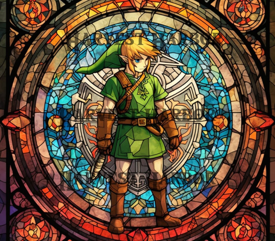 Legend of Zelda Computer Skin Wrap Prints, Link PNG Sublimation ...