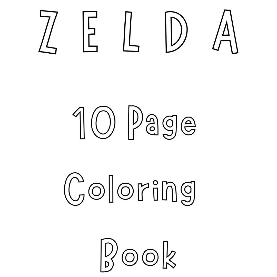 Fun Past Time Legend of Zelda Coloring Pages, Link Princess Zelda ...