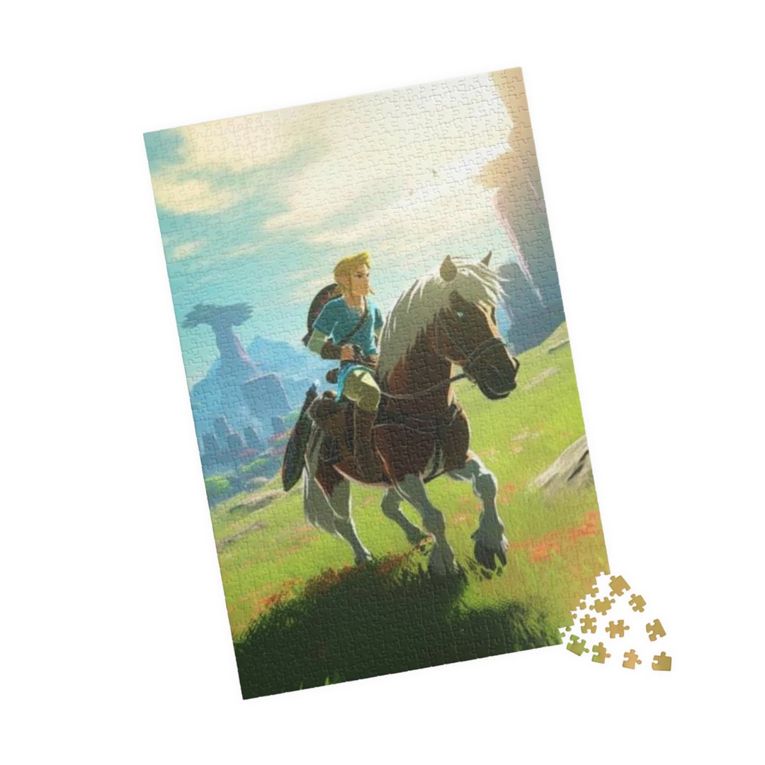 Legend of Zelda Botw Totk Link on Horse Jigsaw Puzzle | 120, 252, 500 ...