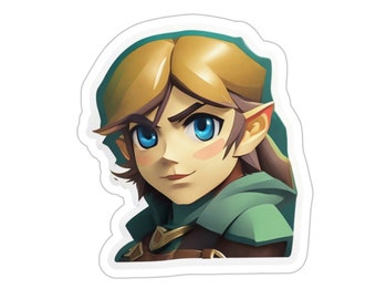 Unique Artistic Legend of Zelda Stickers, One of a Kind Gamer Loz Art ...