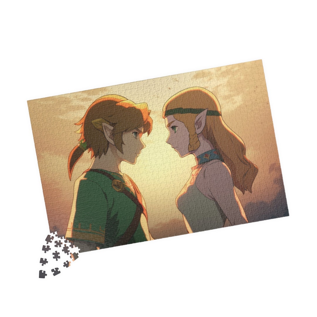 The Legend of Zelda Botw Totk Link and Zelda Jigsaw Puzzle | 120, 252 ...