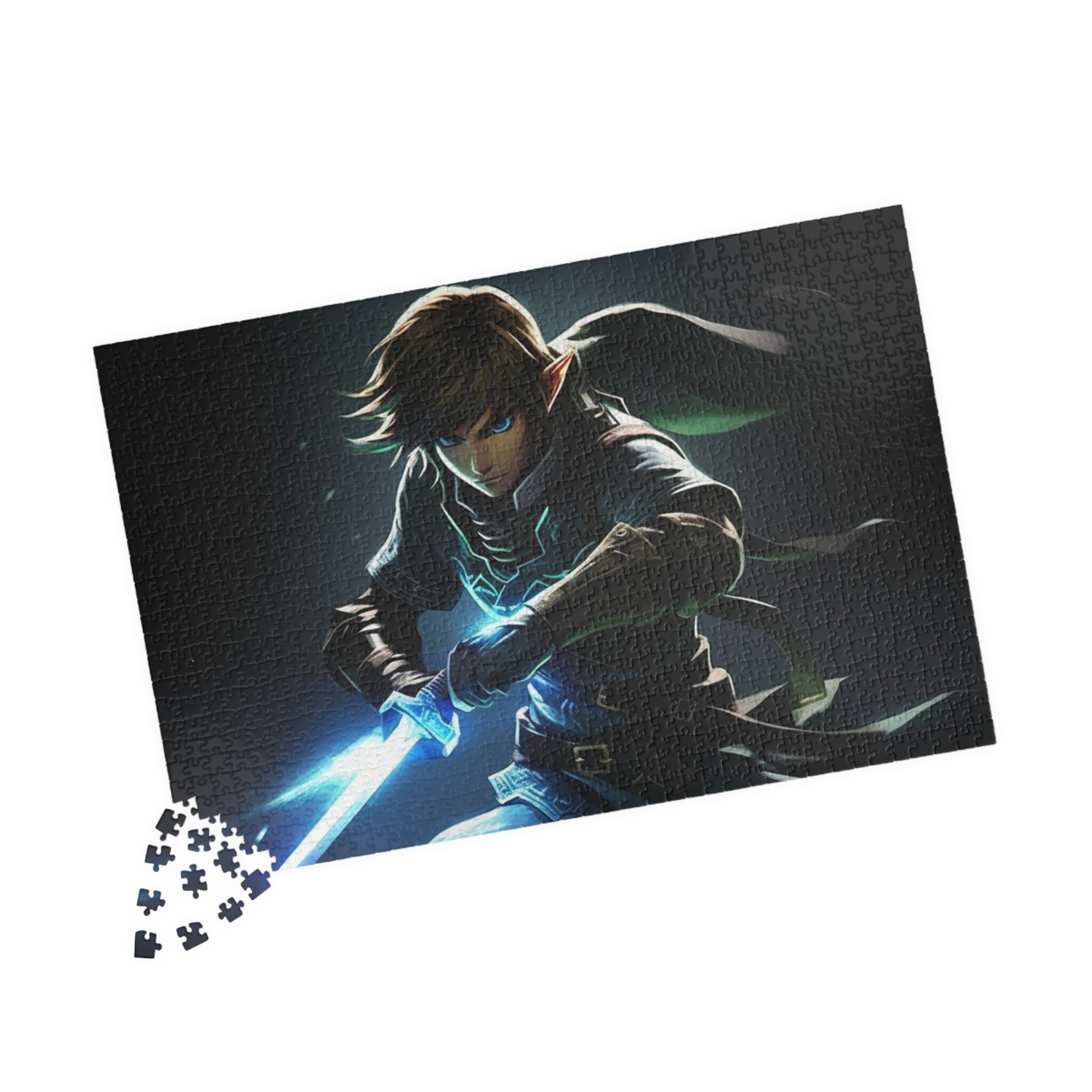 Legend of Zelda Botw Totk Dark Link Tunic Jigsaw Puzzle 120, 252, 500 ...