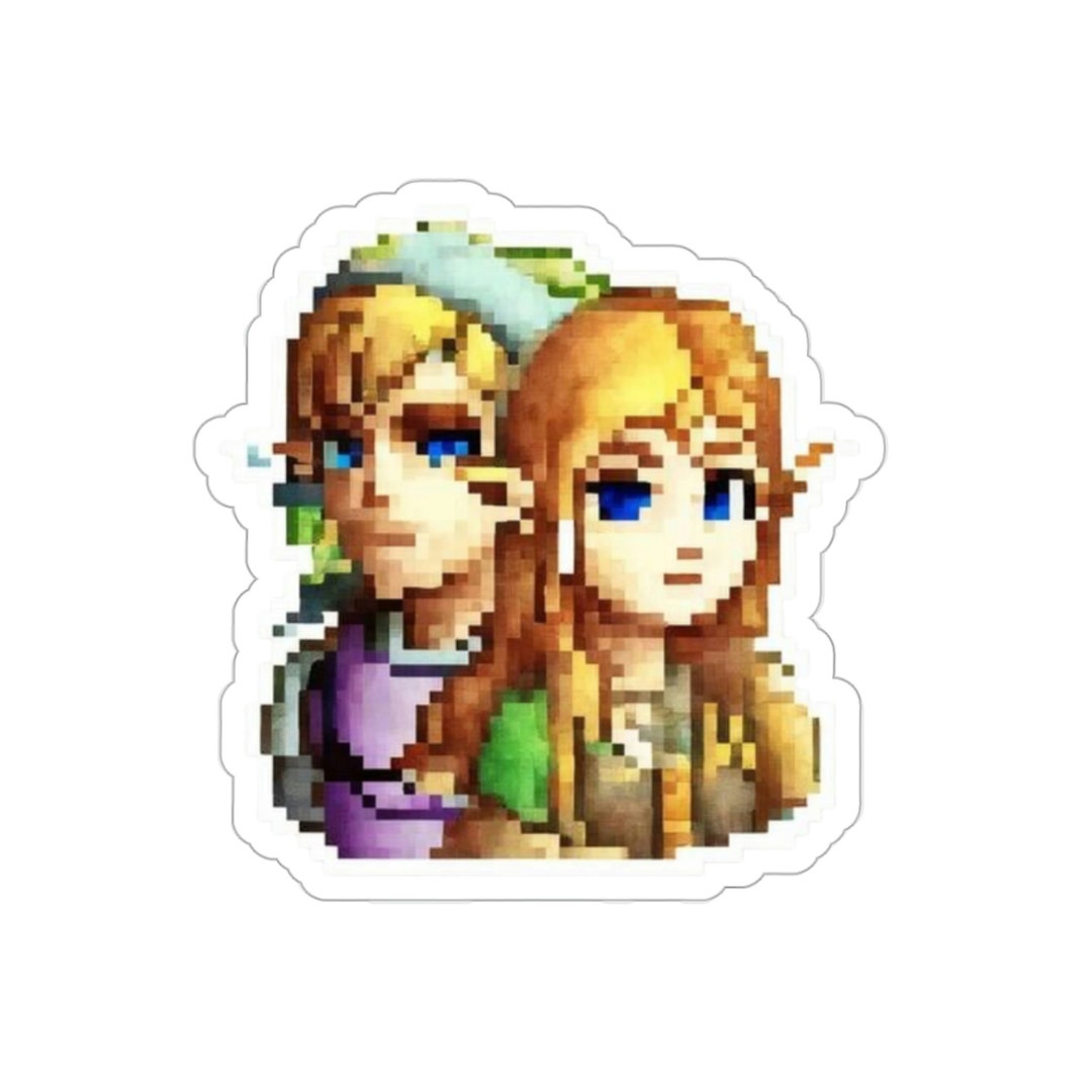 Unique Artistic Legend of Zelda Stickers, One of a Kind Gamer Loz Art ...
