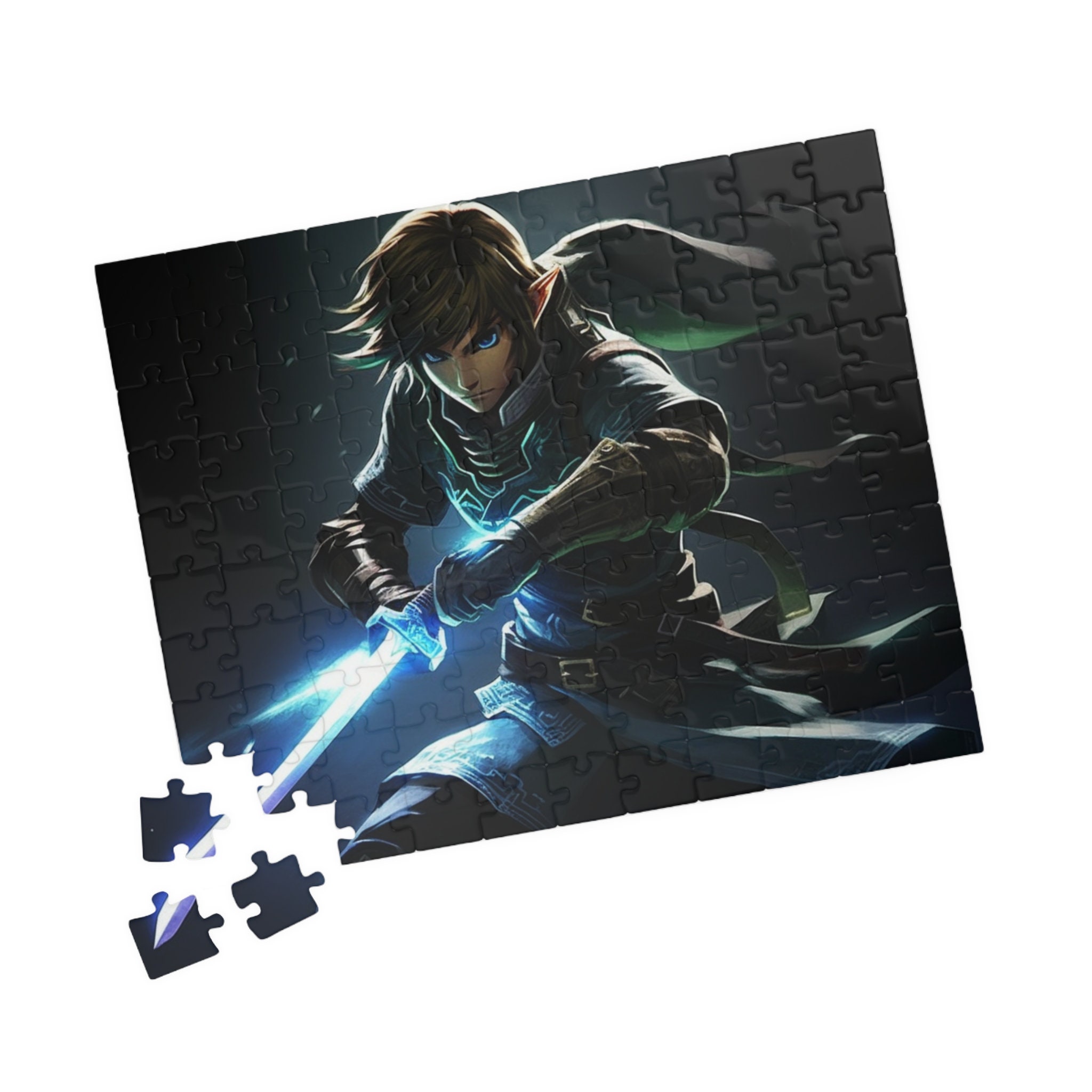 Legend of Zelda Botw Totk Dark Link Tunic Jigsaw Puzzle 120, 252, 500 ...
