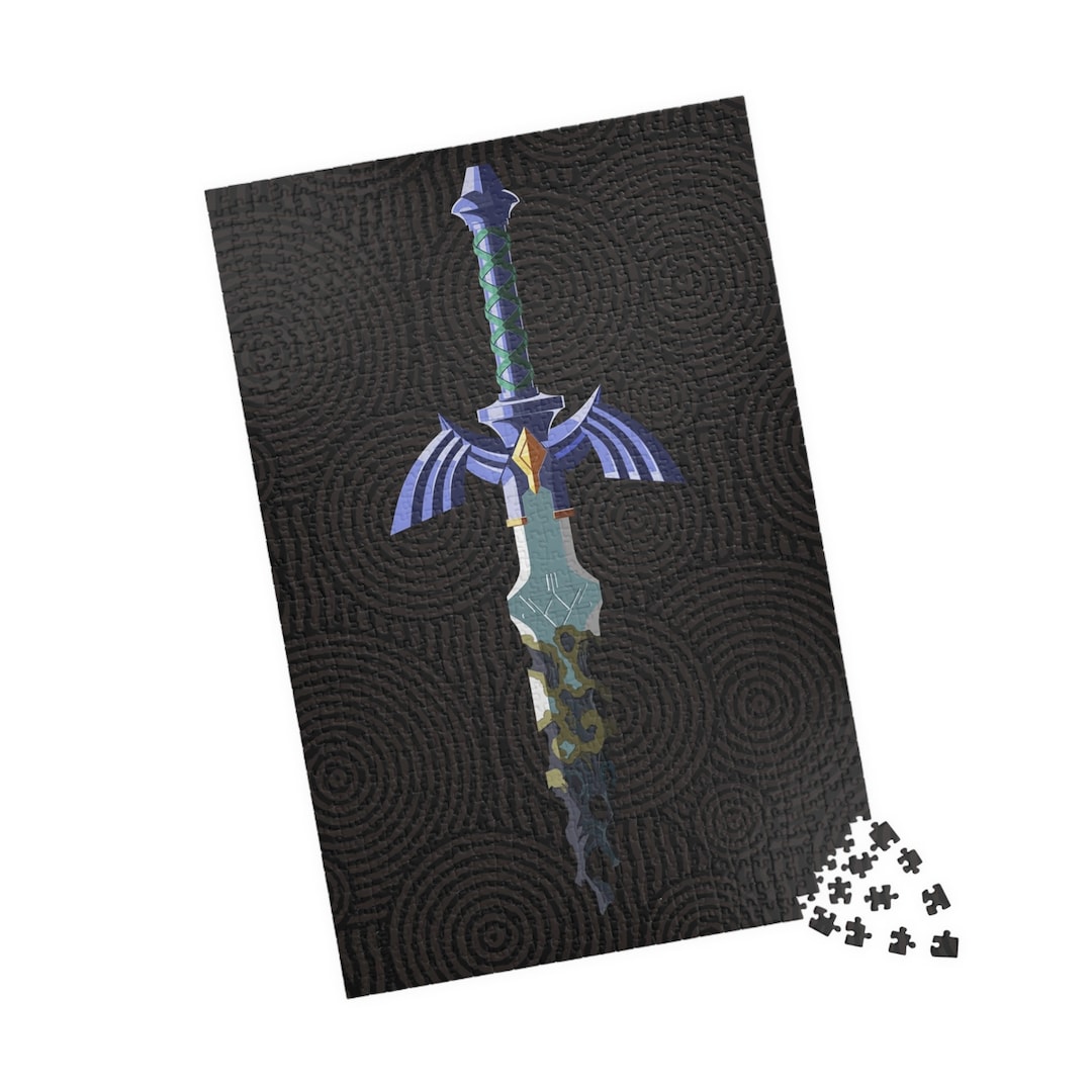 The Legend of Zelda Tears of the Kingdom Broken Sword Jigsaw Puzzle ...
