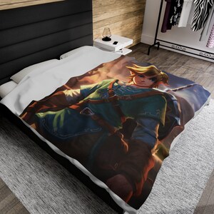 Zelda Blanket, Breath of the Wild and Tears of the Kingdom Bed Spread ...