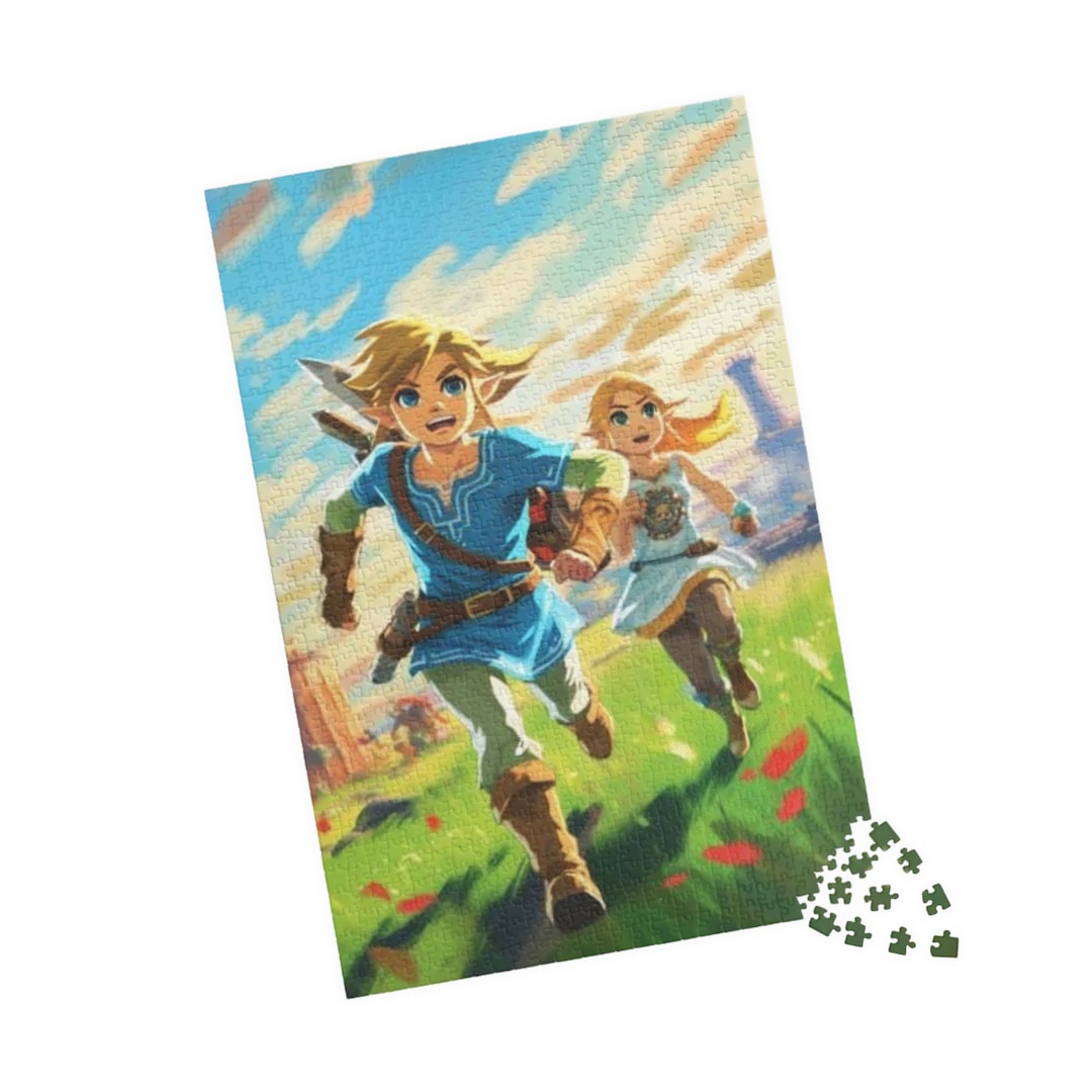 Loz Botw Totk Link and Princess Puzzle (110, 252, 500, 1014-piece) - Etsy