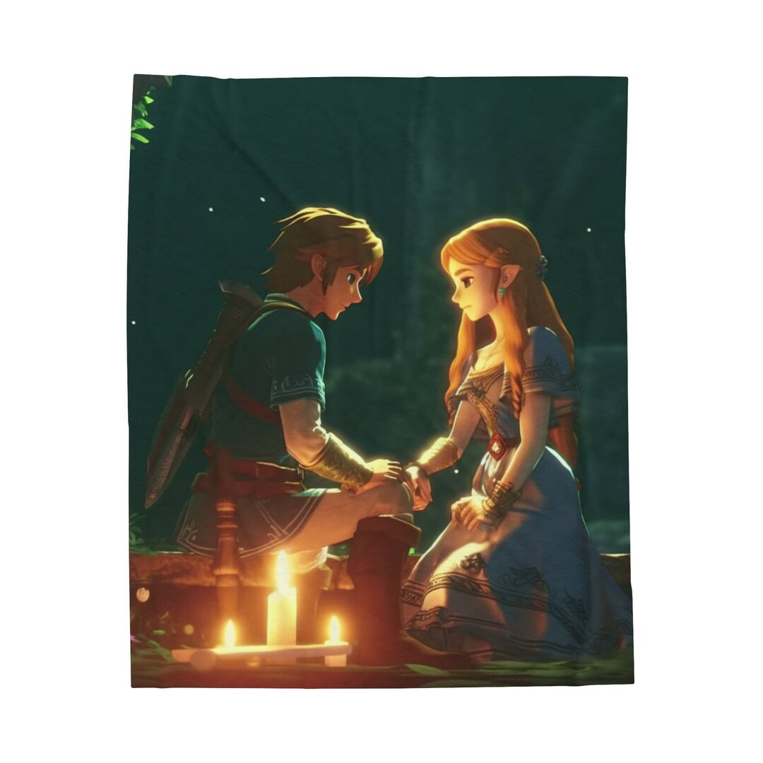 Zelda Blanket, the Legend of Zelda Cover, Cozy Link and Princess Bed ...