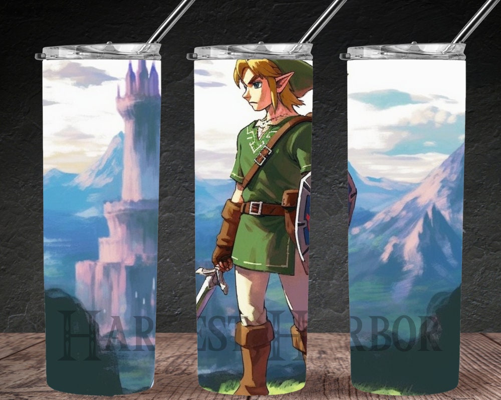 Legend of Zelda Tumbler Wrap PNG Sublimation Prints Link Tumbler ...