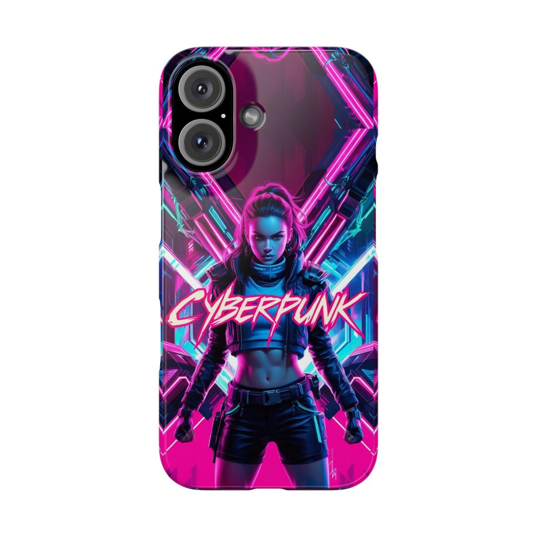 US Cyberpunk Girl Phone Cyberpunk Case for iPhone Cyberpunk Bumper Case ...