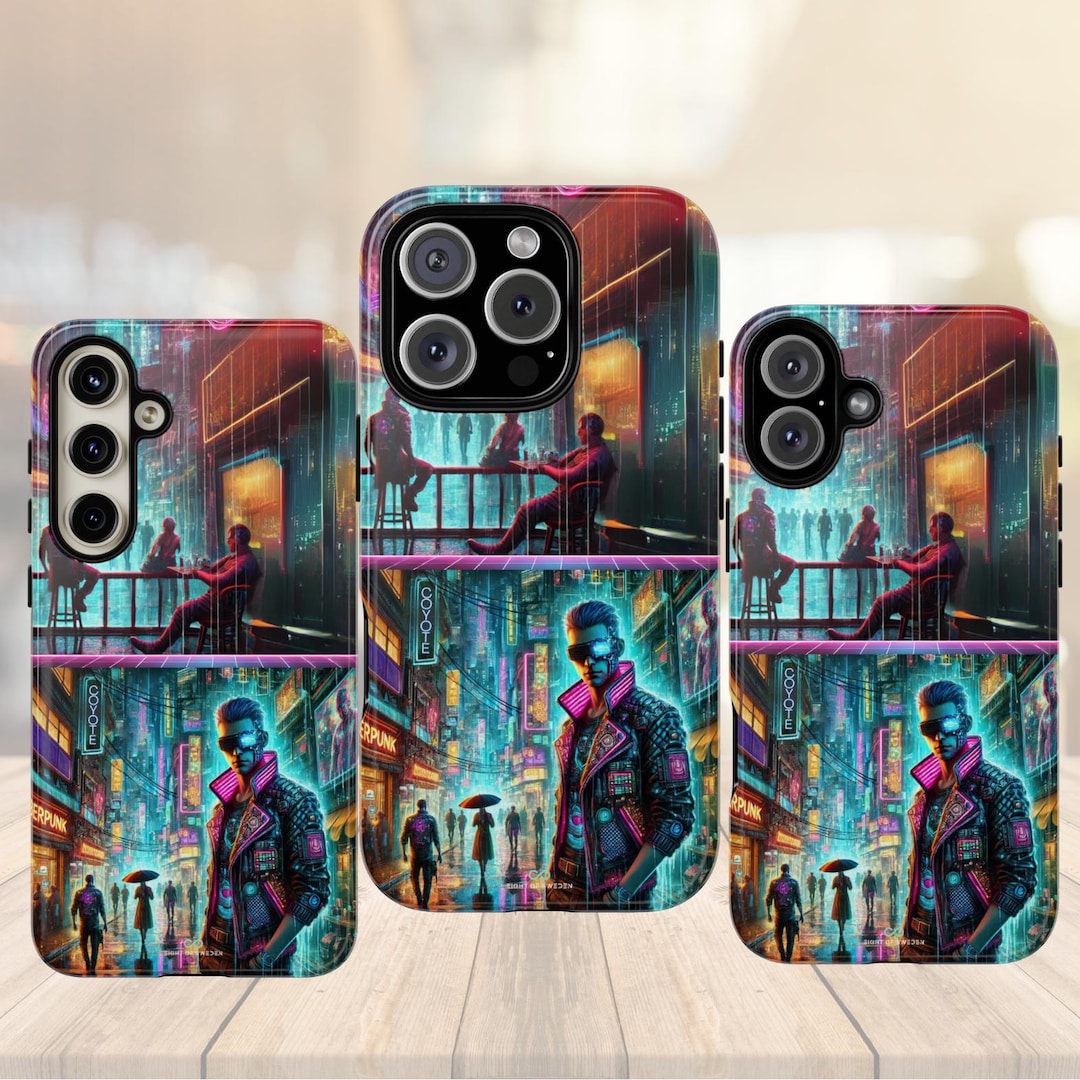 Cyberpunk Phone Case for Gamer Cyberpunk Tough Phone Case for iPhone ...