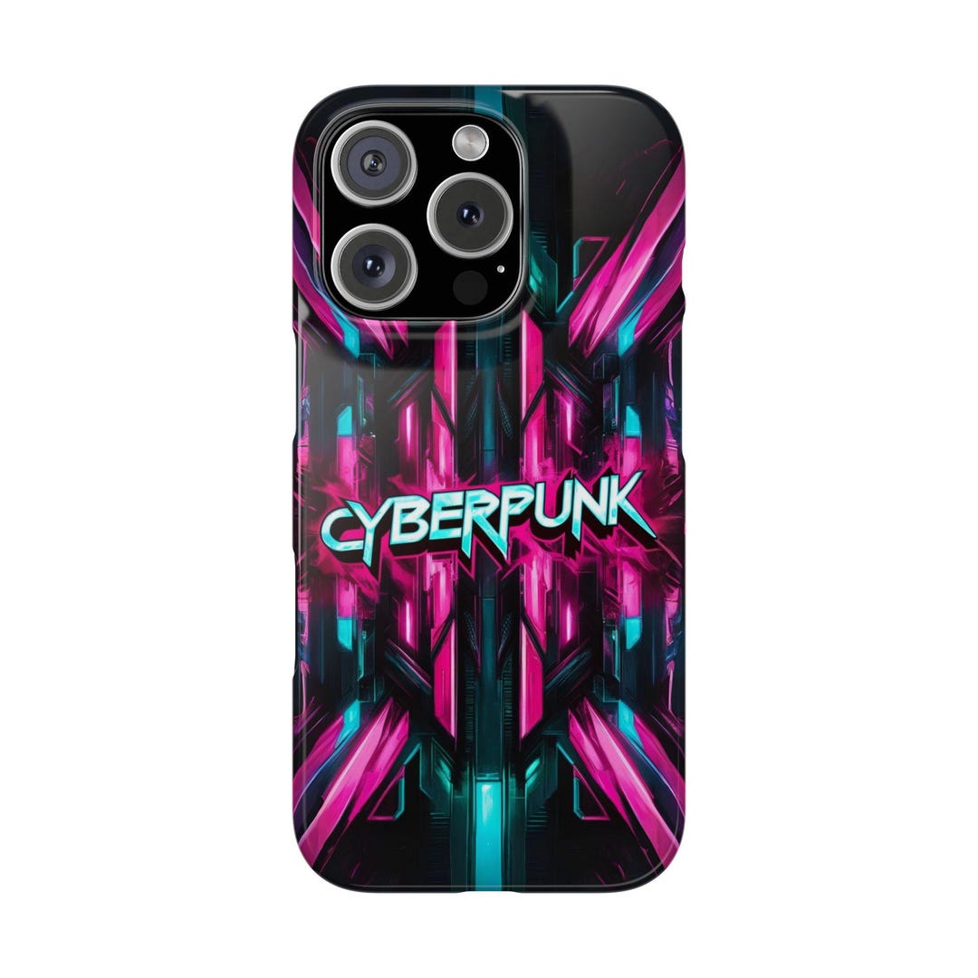 EU Cyberpunk Phone Case for iPhone Samsung Snap Case Futuristic Matte ...