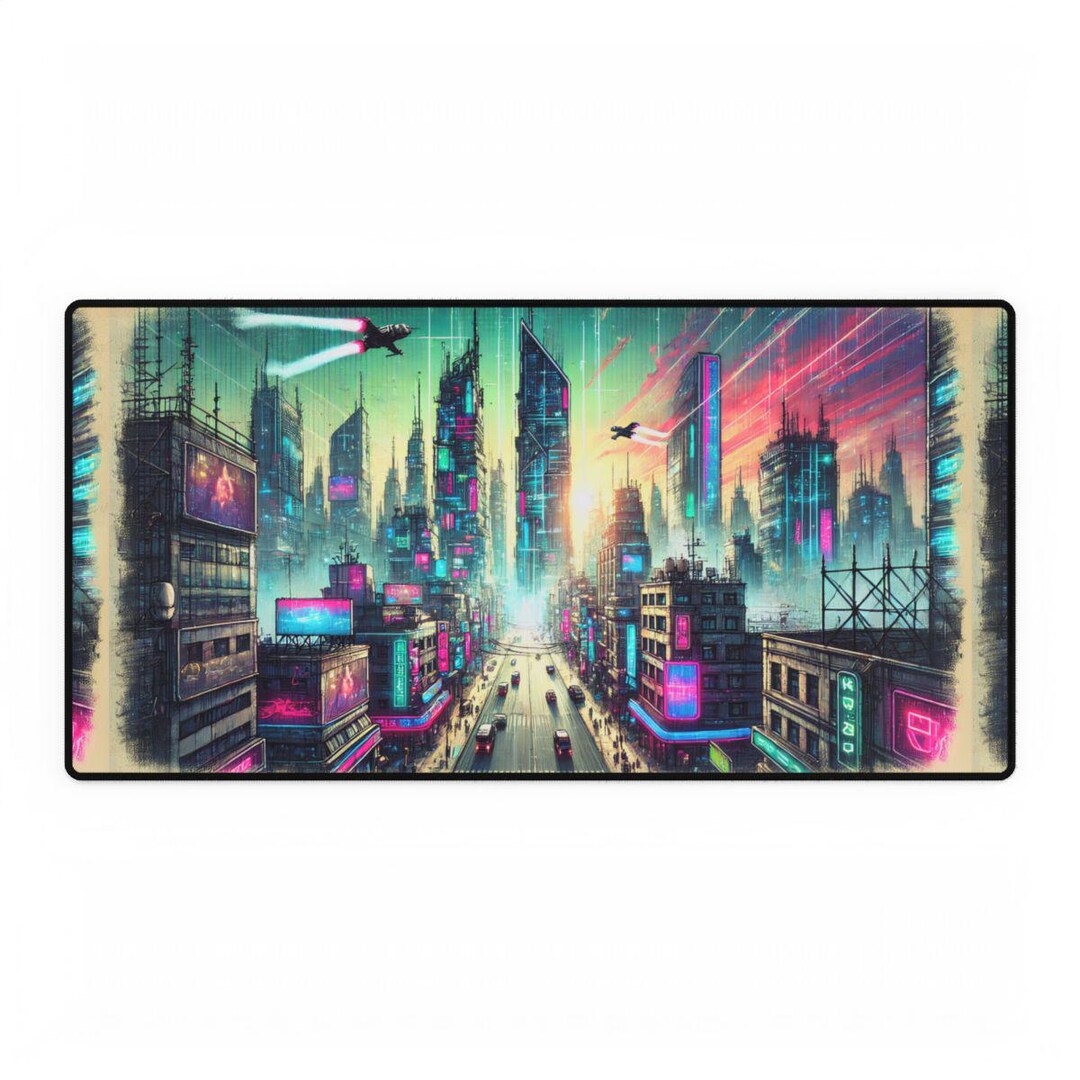 Cyberpunk Gaming Mouse Pad Cyberpunk Desk Mat for Him Gaming Cyberpunk ...
