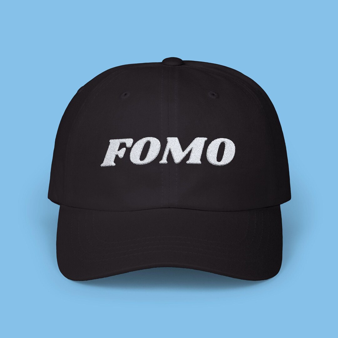FOMO Embroidered Cap Snapback Hat for Fear of Missing Out, Hat for Mom ...