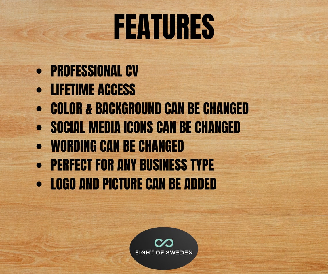 Professional & Modern CV Template for Word, Google Docs, Apple Pages ...