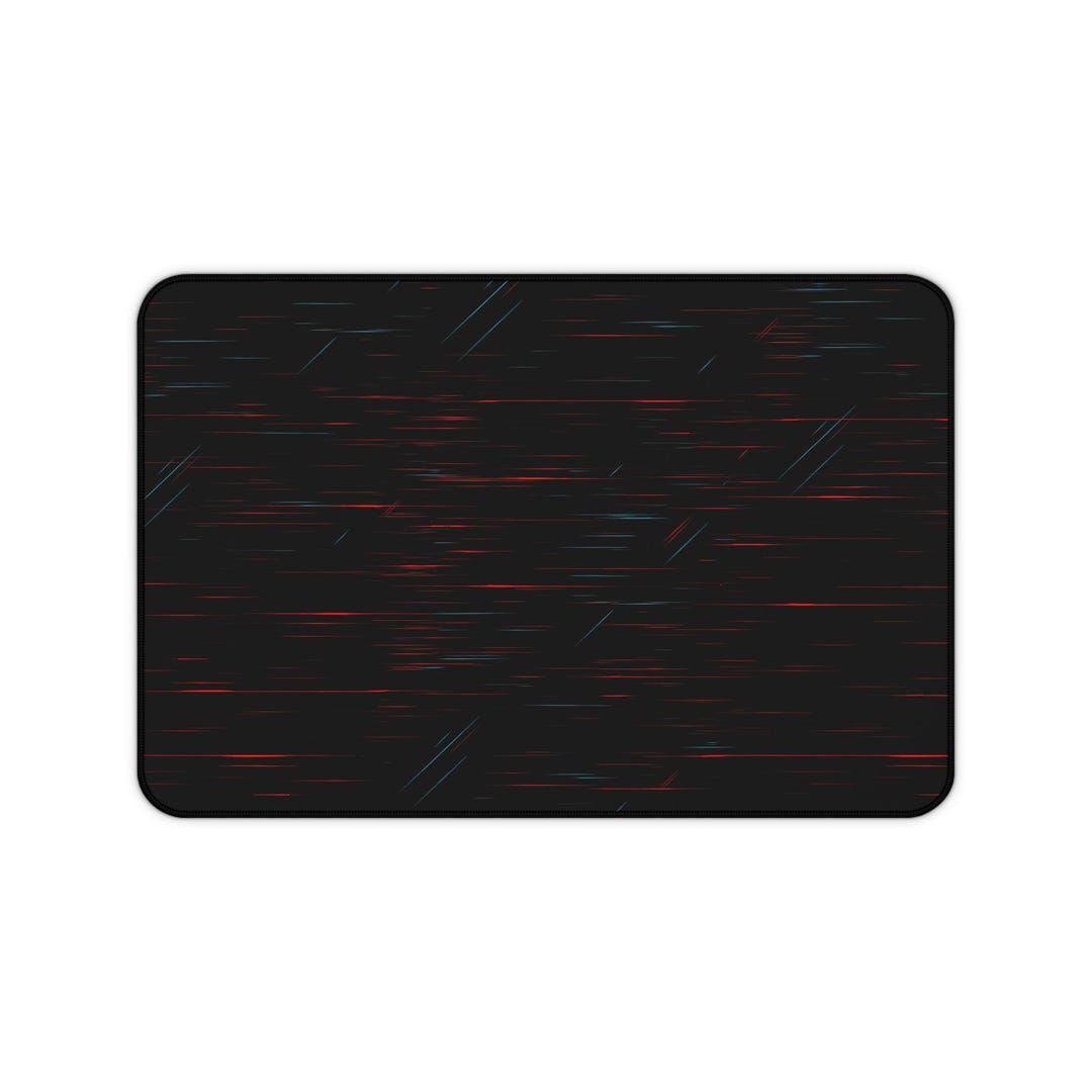 Red Blue Neon Lines Gaming Mouse Pad Large Desk Mat for Gamer Setup - Etsy