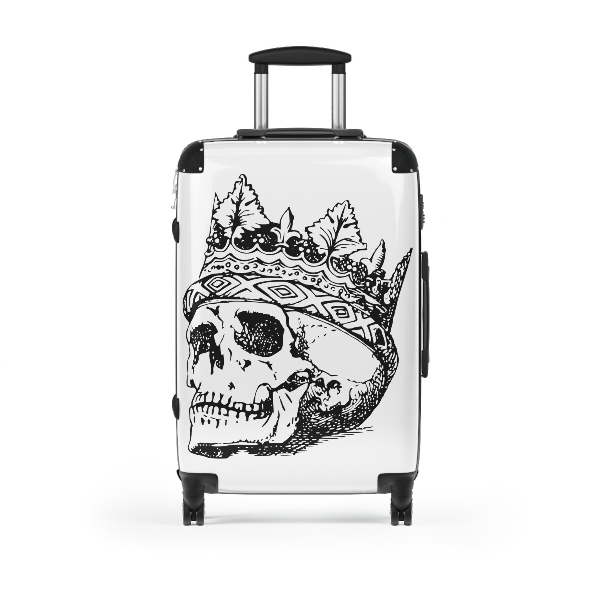 Suitcase With Skull King, Custom Made Suitcase, Travel in Style, Gift ...