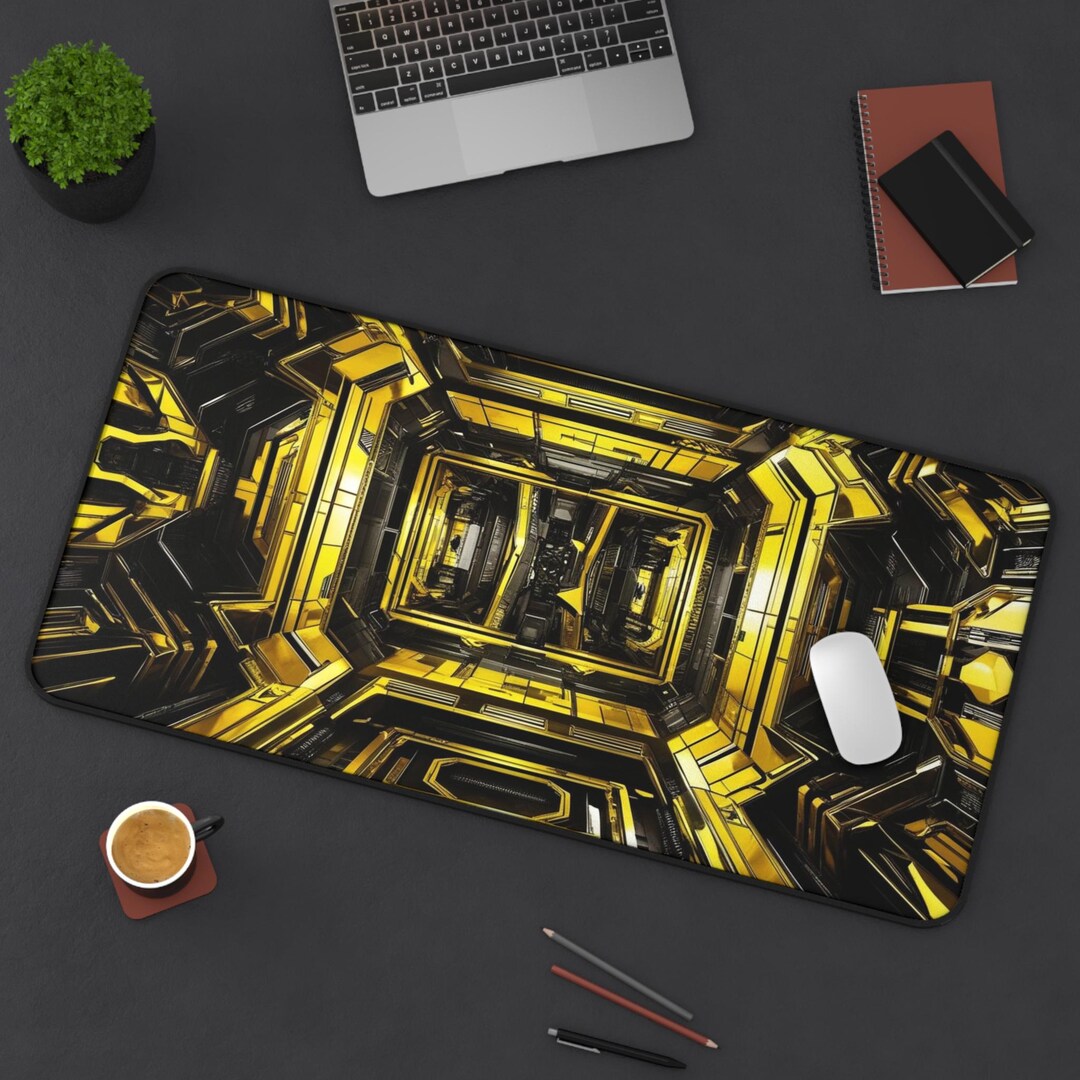Cyberpunk Gaming Mouse Pad: Vibrant Desk Mat for Gamers - Etsy