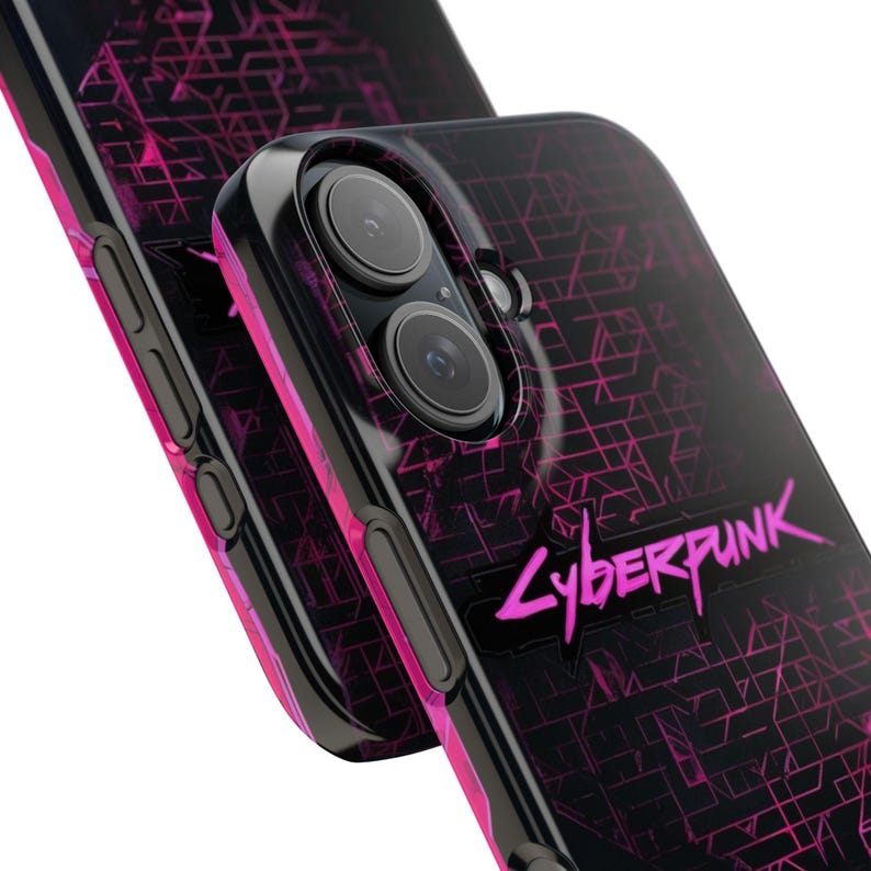 Cyberpunk iPhone Case: Slim Glossy Futuristic Phone Cover - Etsy