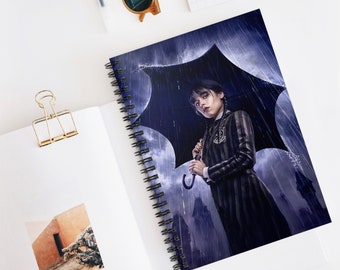 Notebook, Wednesday Addams C - Etsy