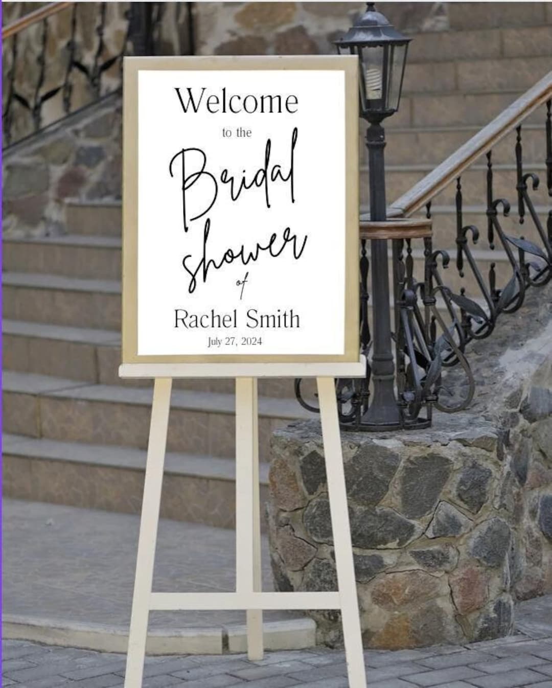 Printable Welcome Sign, Digital Download, Editable, Modern - Etsy