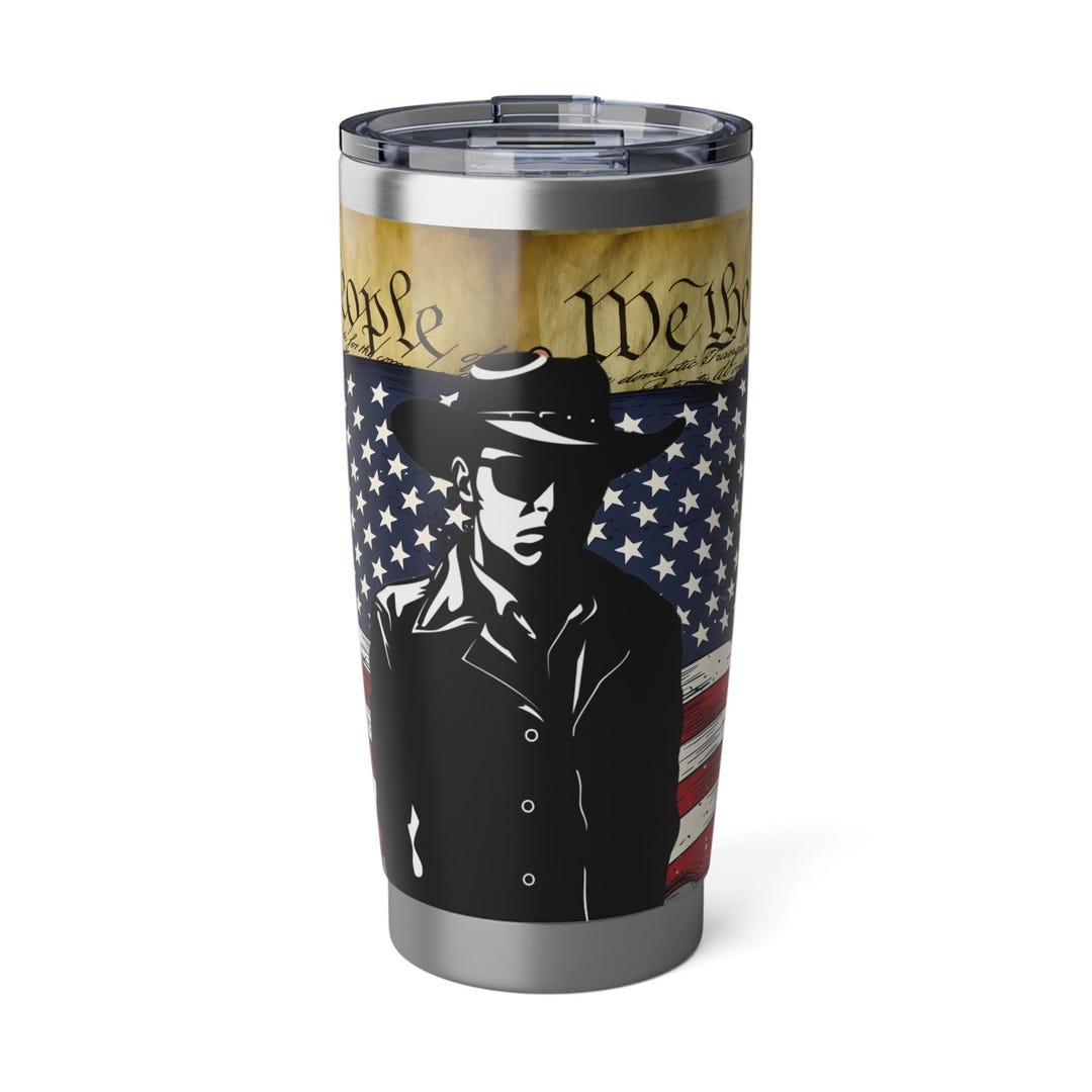 We the People With Cowboy Vagabond 20oz Tumbler - Etsy