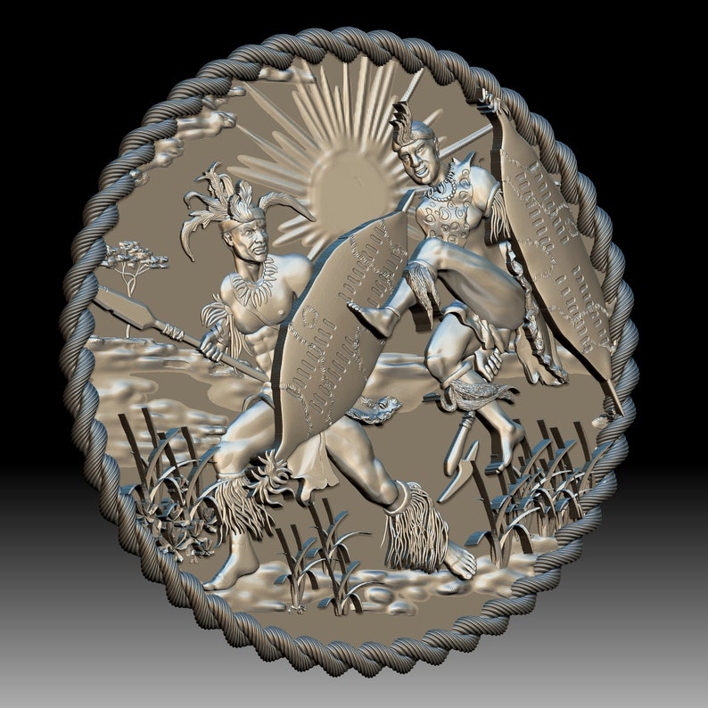 3D Model Stl and Grayscale for Laser and CNC Milling Machines - Africa ...