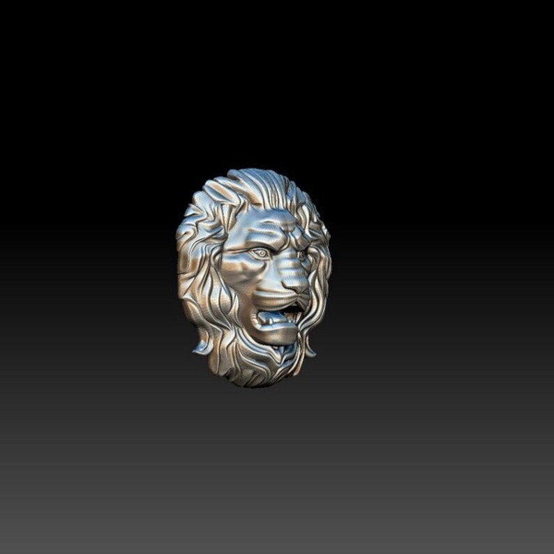 3D Model Stl and Grayscale for Laser and CNC Milling Machines Lion - Etsy