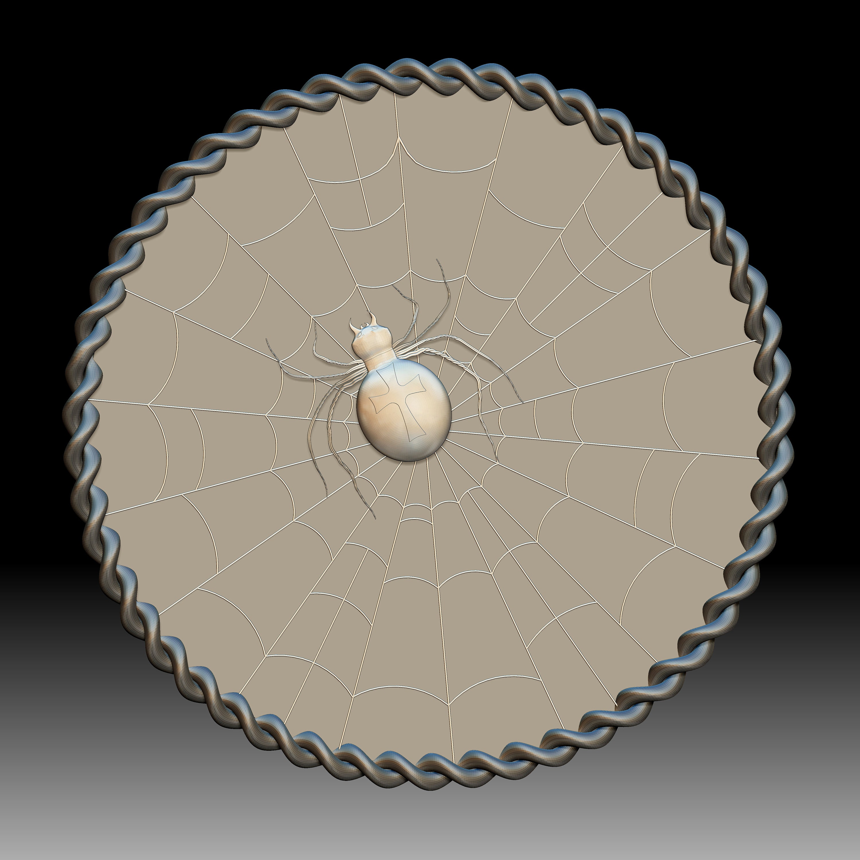 3D Model Stl and Grayscale for Laser and CNC Milling Machines - Spider ...