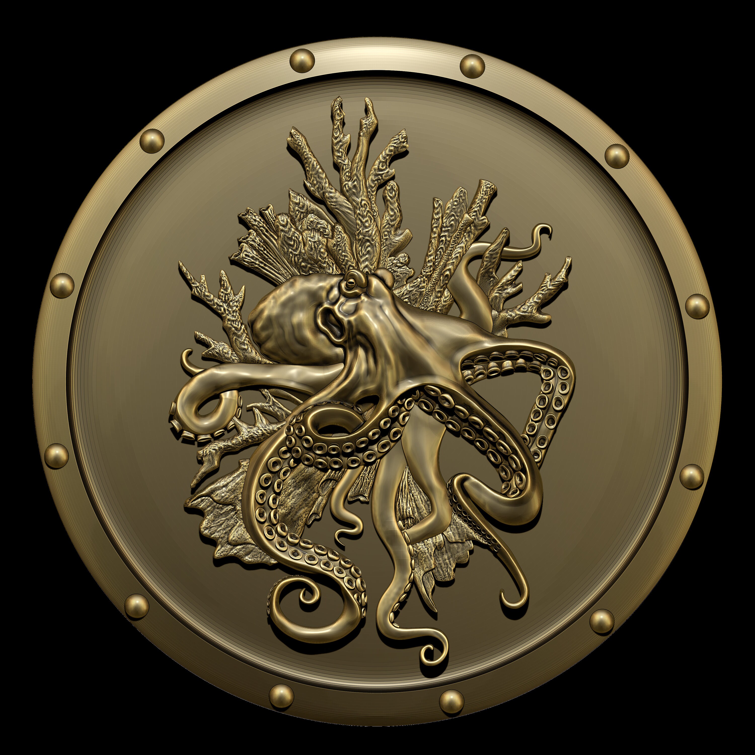 3D Model Stl and Grayscale for Laser and CNC Milling Machines - Octopus ...