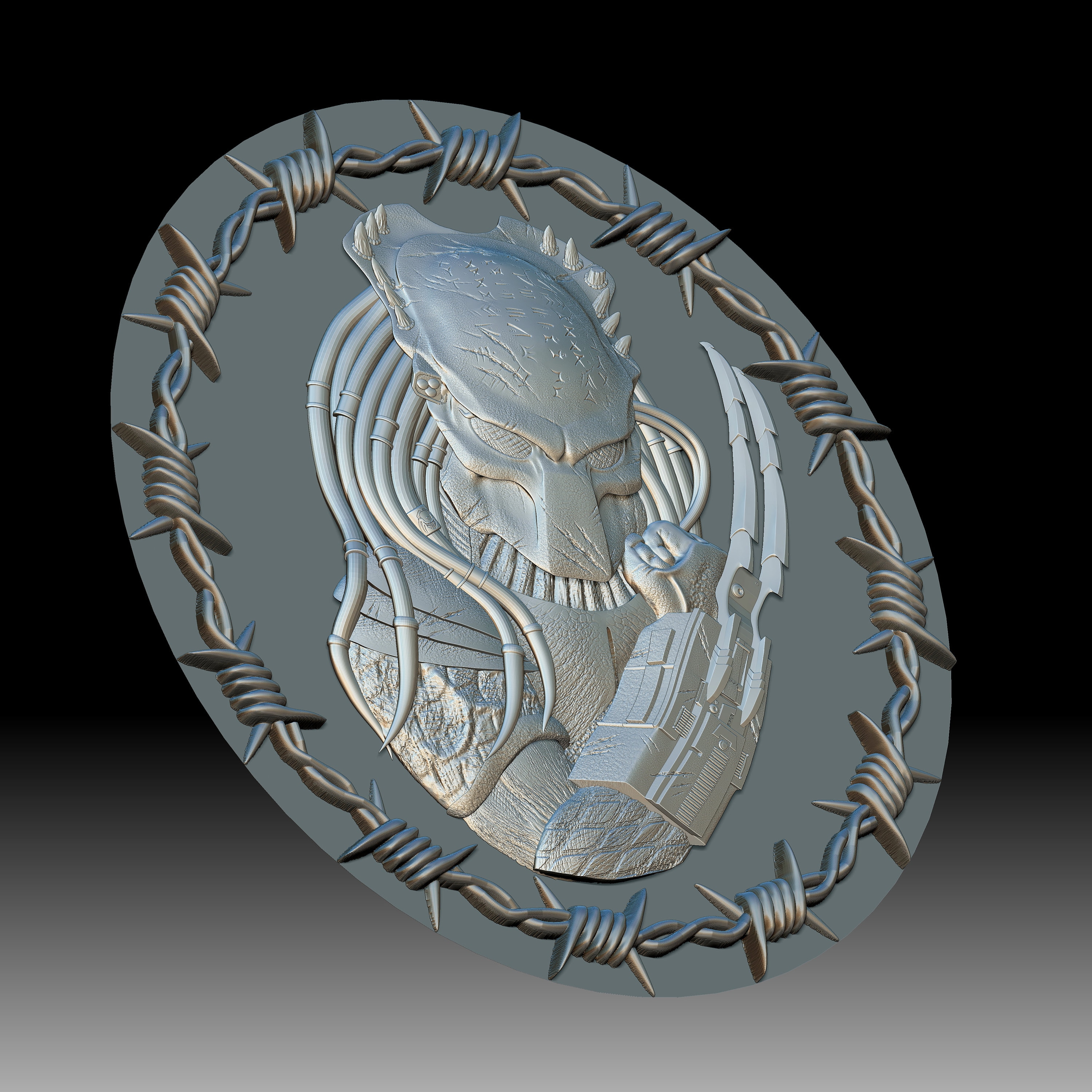 3D Model Stl and Grayscale for Laser and CNC Milling Machines ...