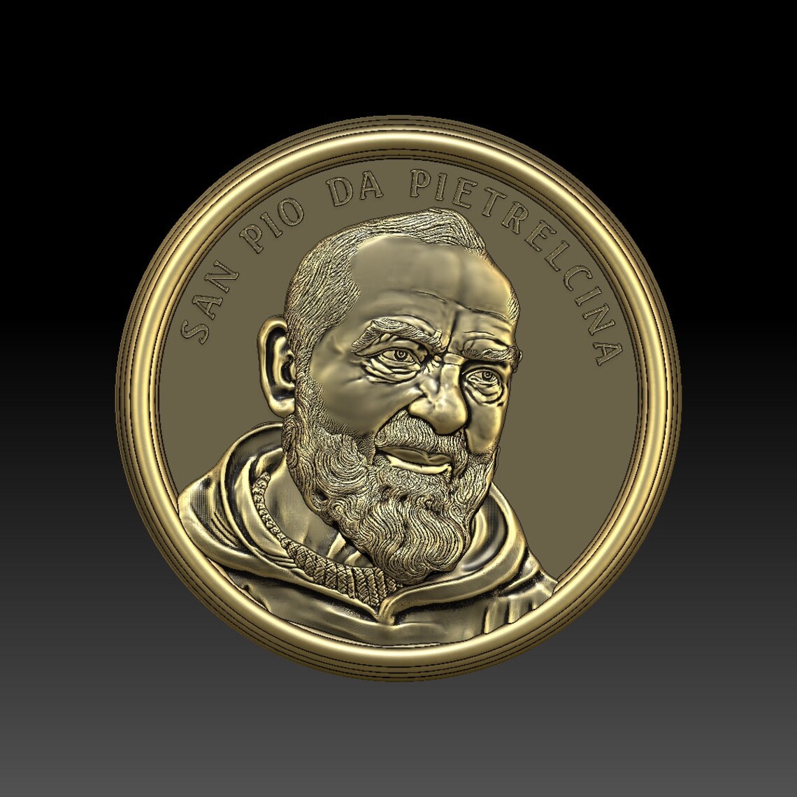 3D Model Stl and Grayscale for Laser and CNC Milling Machines - Padre ...